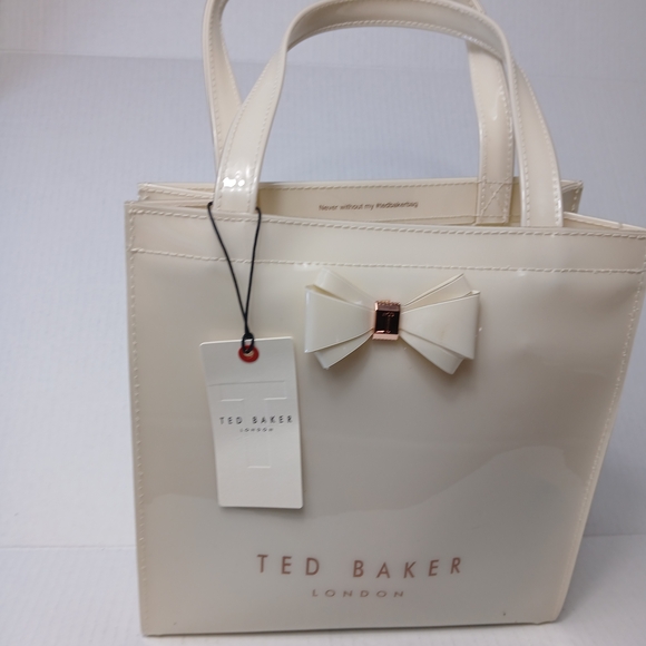Ted Baker | Bags | Ted Baker Cream Tote Bag | Poshmark